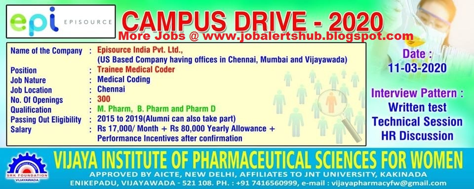 EPISOURCE - 300 Openings for Medical Coding || Campus Drive for ...