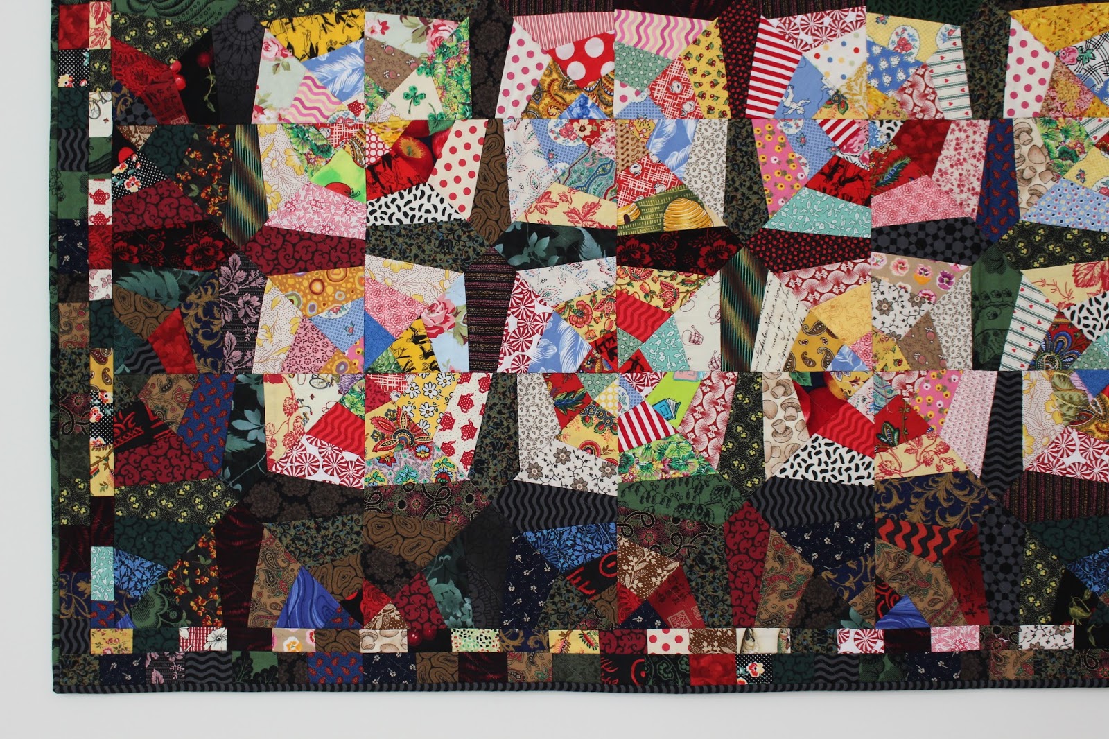 Karen Griska Quilts: Square Web Quilt