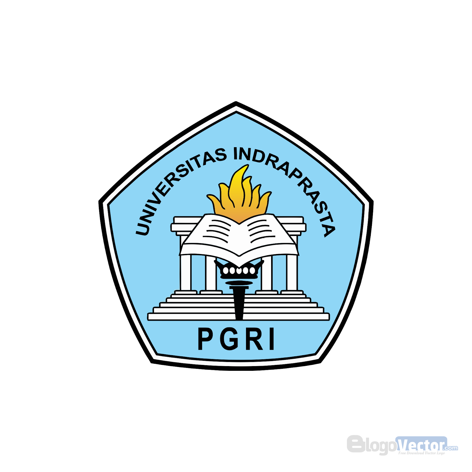 Universitas Indraprasta PGRI Logo vector (.cdr) - BlogoVector