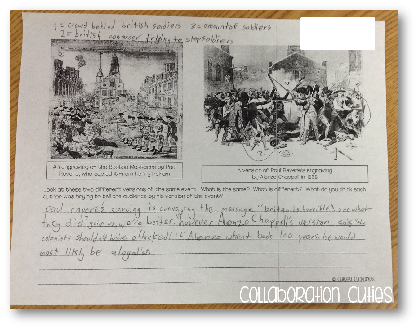 Collaboration Cuties: Point of View with Primary Sources and American ...