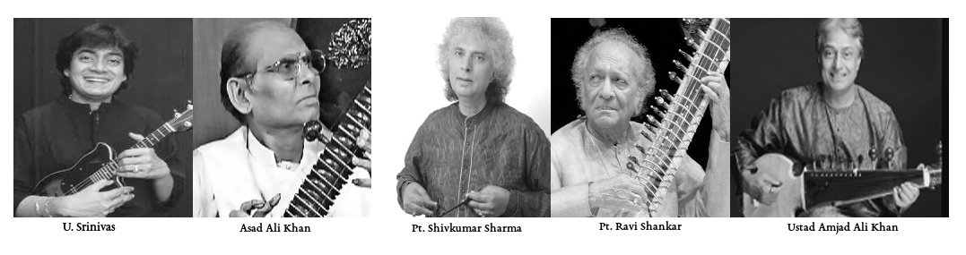 String instruments & their Indian exponents