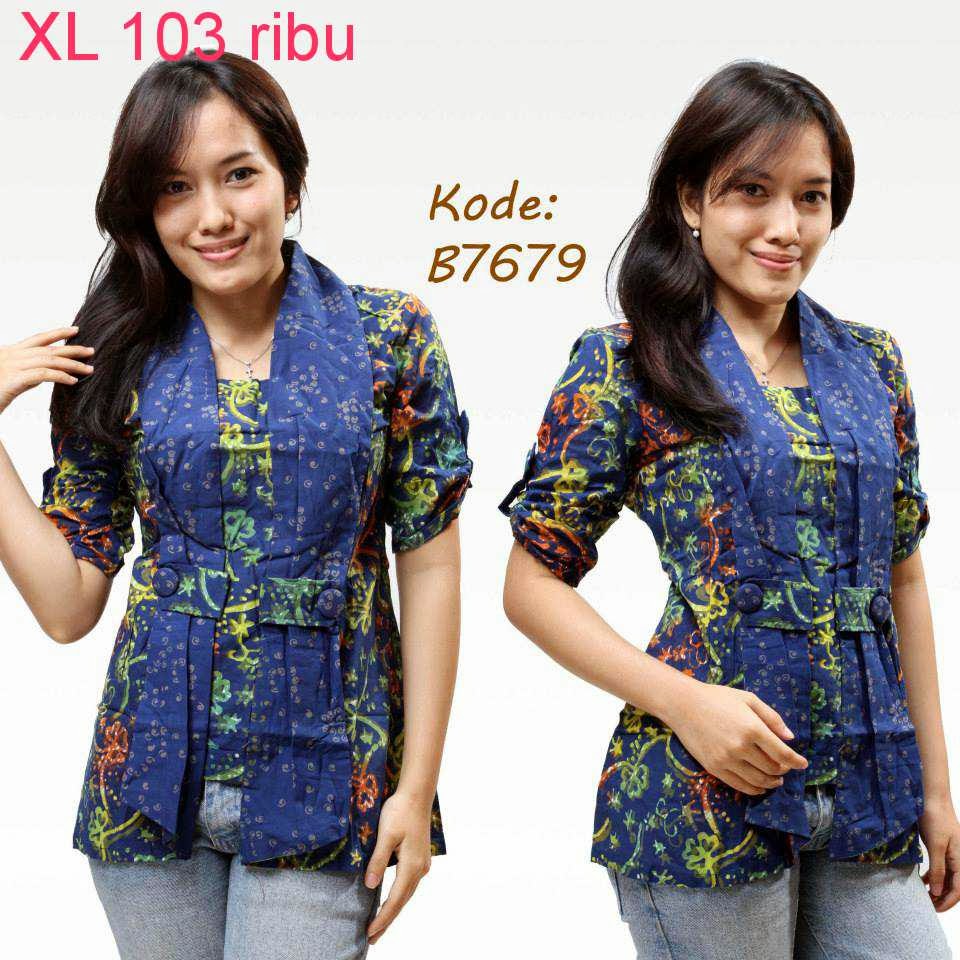 Contoh Model Baju Batik Wanita | Model Baju Batik