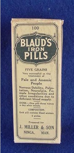 Necrophiliac-Joe's Cabinet of Curiosities: Blauds Iron Pills (New ...