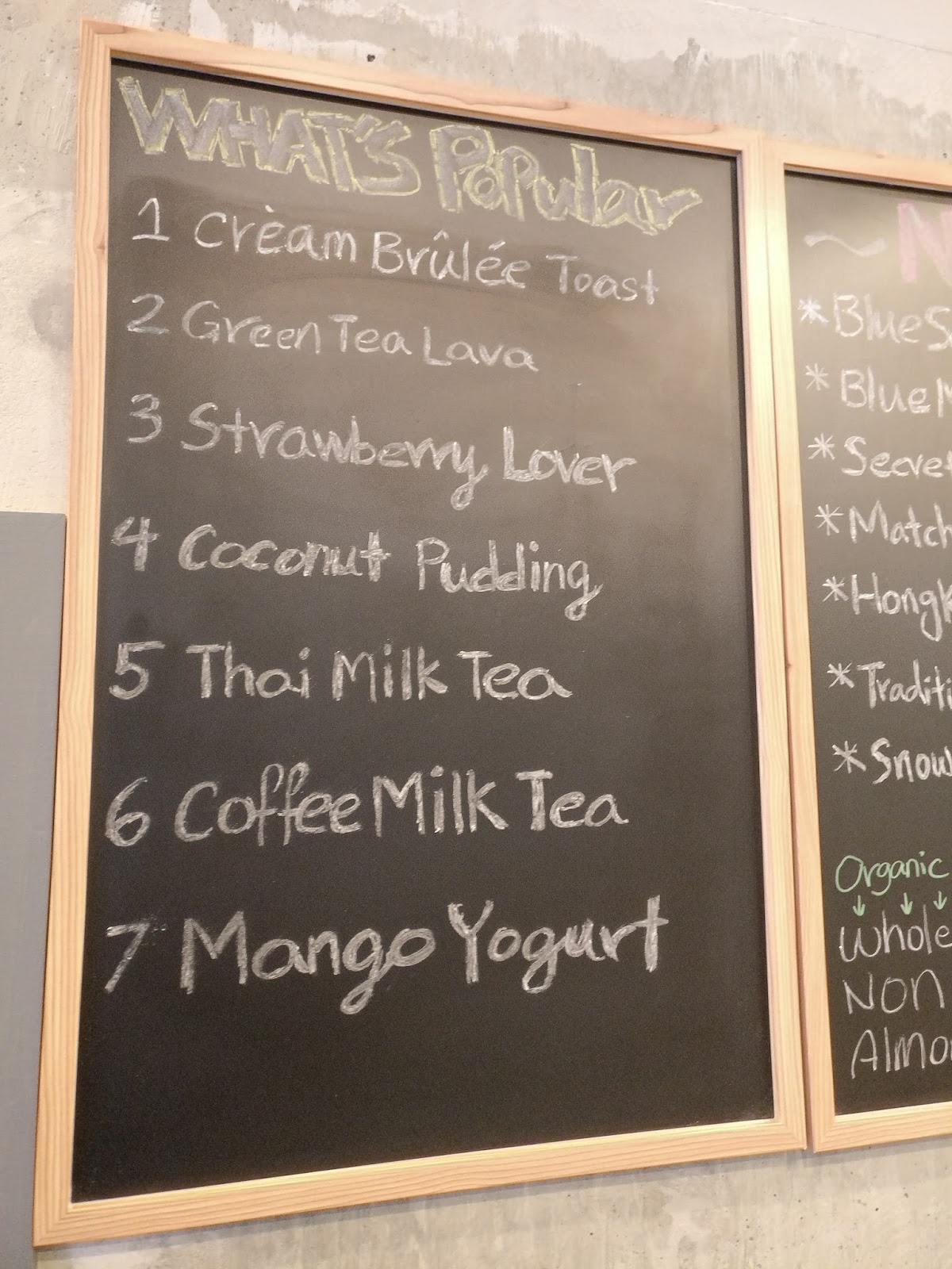 The Boba Files: Sno-Crave Tea House (San Francisco, CA) - Bay Area Menu ...