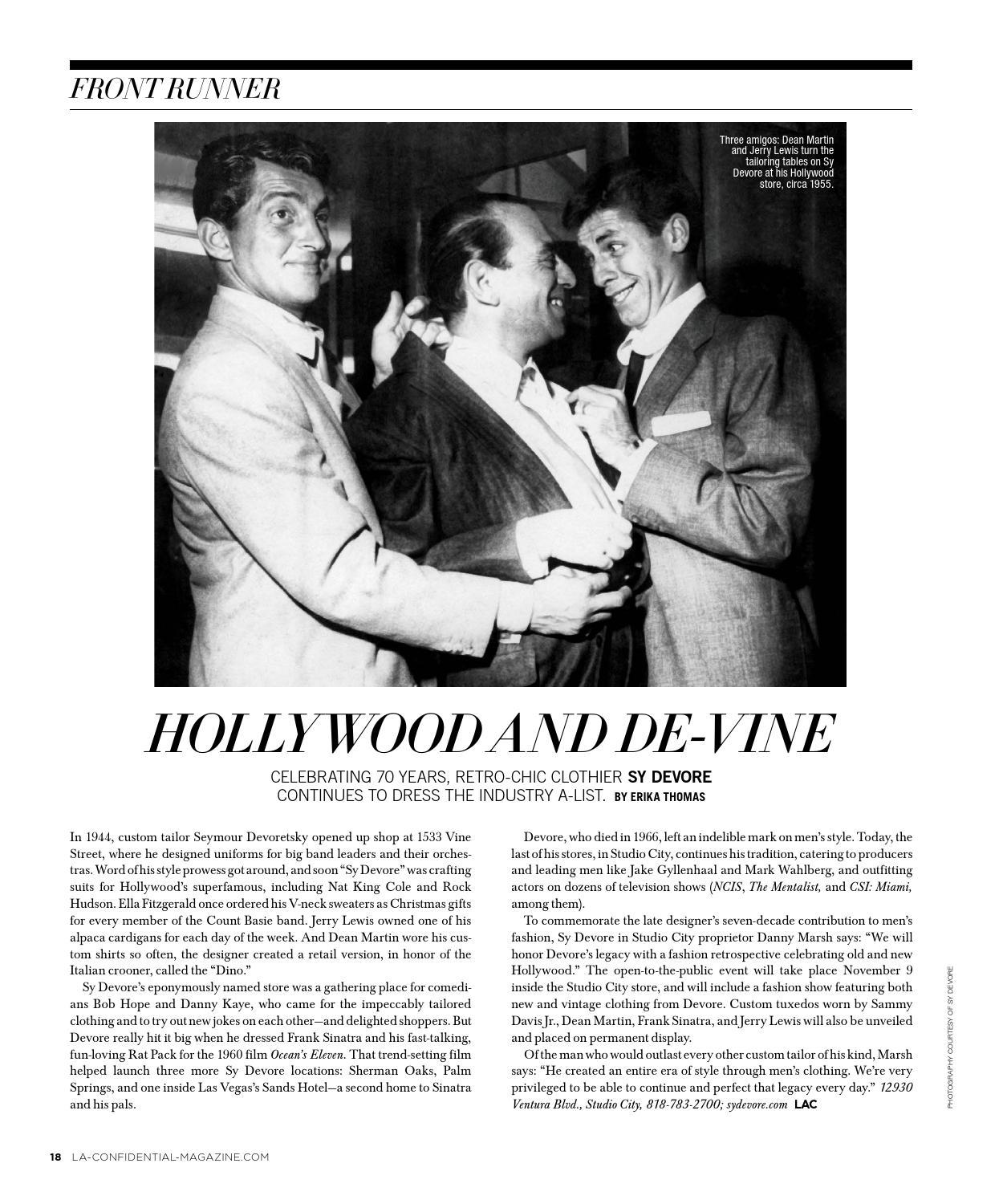 Los Angeles Morgue Files: "Tailor to the Stars" Sy Devore 1966 Hillside ...
