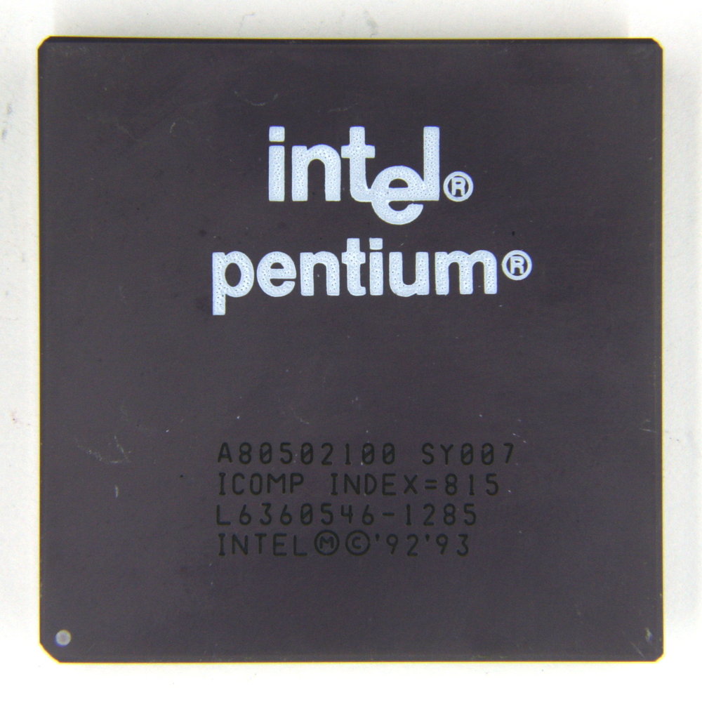 Anos 90: Processadores Pentium