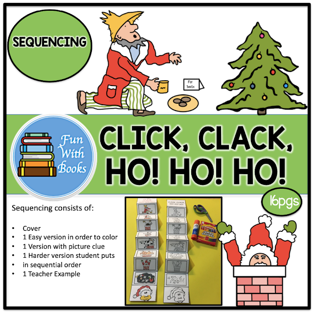 CLICK, CLACK, HO! HO! SEQUENCING ~ Book Units by Lynn