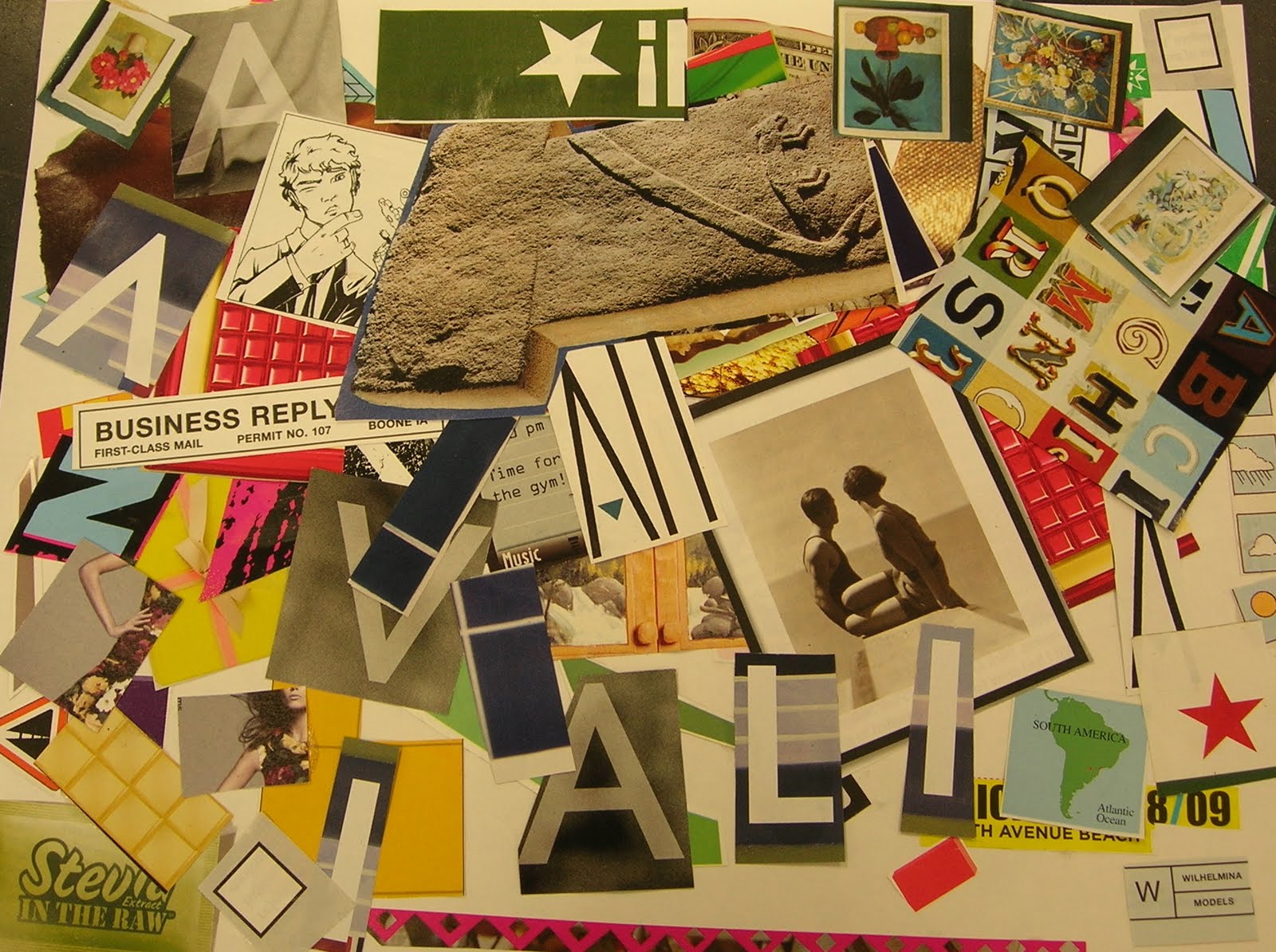 Assemblage: Collage Themes for your sketch book