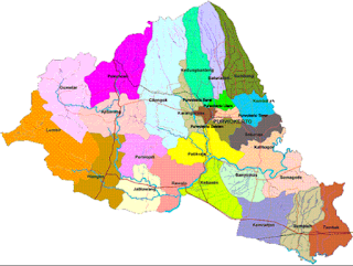 Peta Kecamatan Di Kabupaten Banyumas | Gambar Peta Kabupaten Banyumas ...