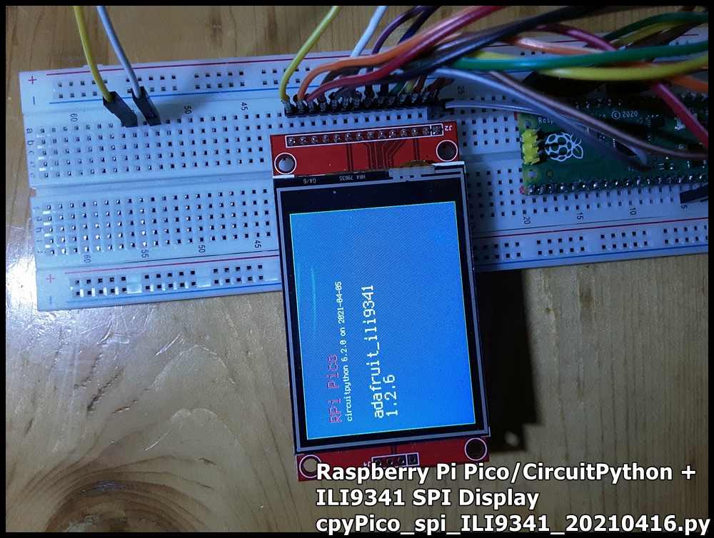 Hello Raspberry Pi: Raspberry Pi Pico/CircuitPython + ILI9341 SPI ... Hello Raspberry Pi: Raspberry Pi Pico/CircuitPython + ILI9341 SPI ...