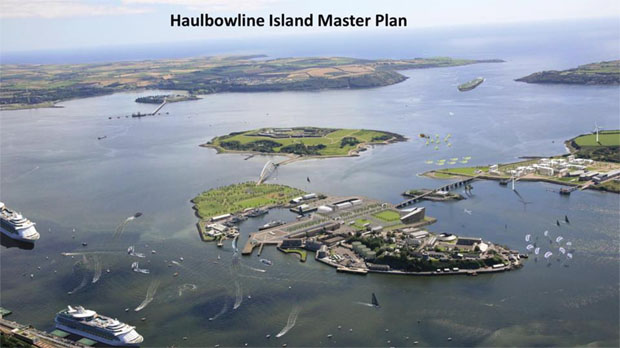 This is another artists view of what it might look like from a distance...