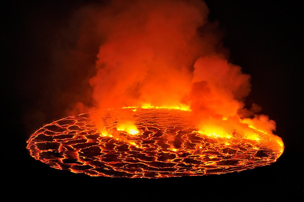 Nyiragongo Volcano | The Lava Lake of Democratic Republic of Congo