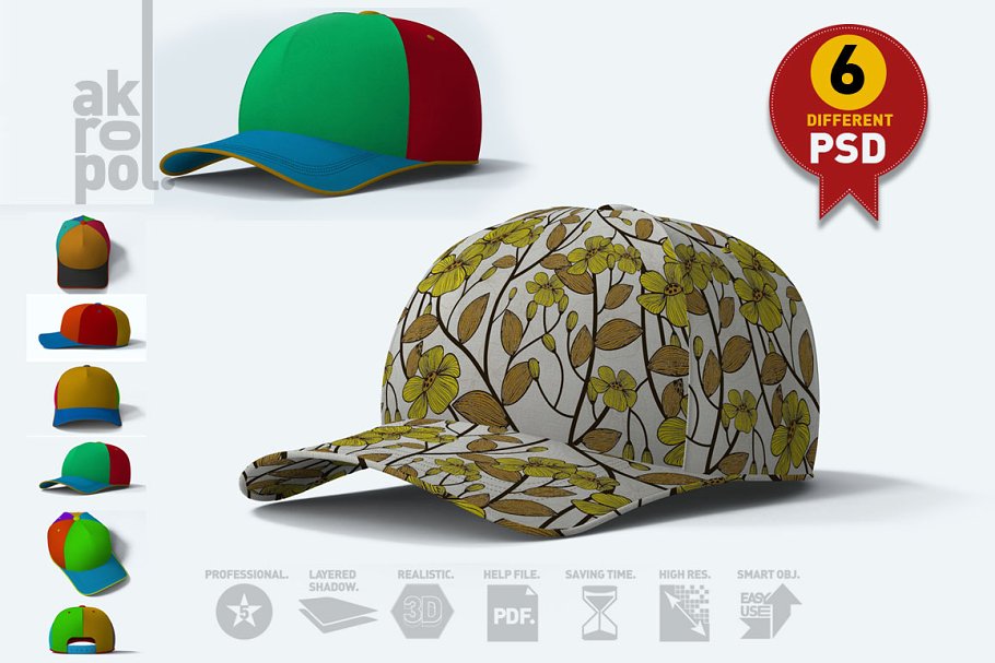 70+ Best Cap Mockup Templates | Free & Premium