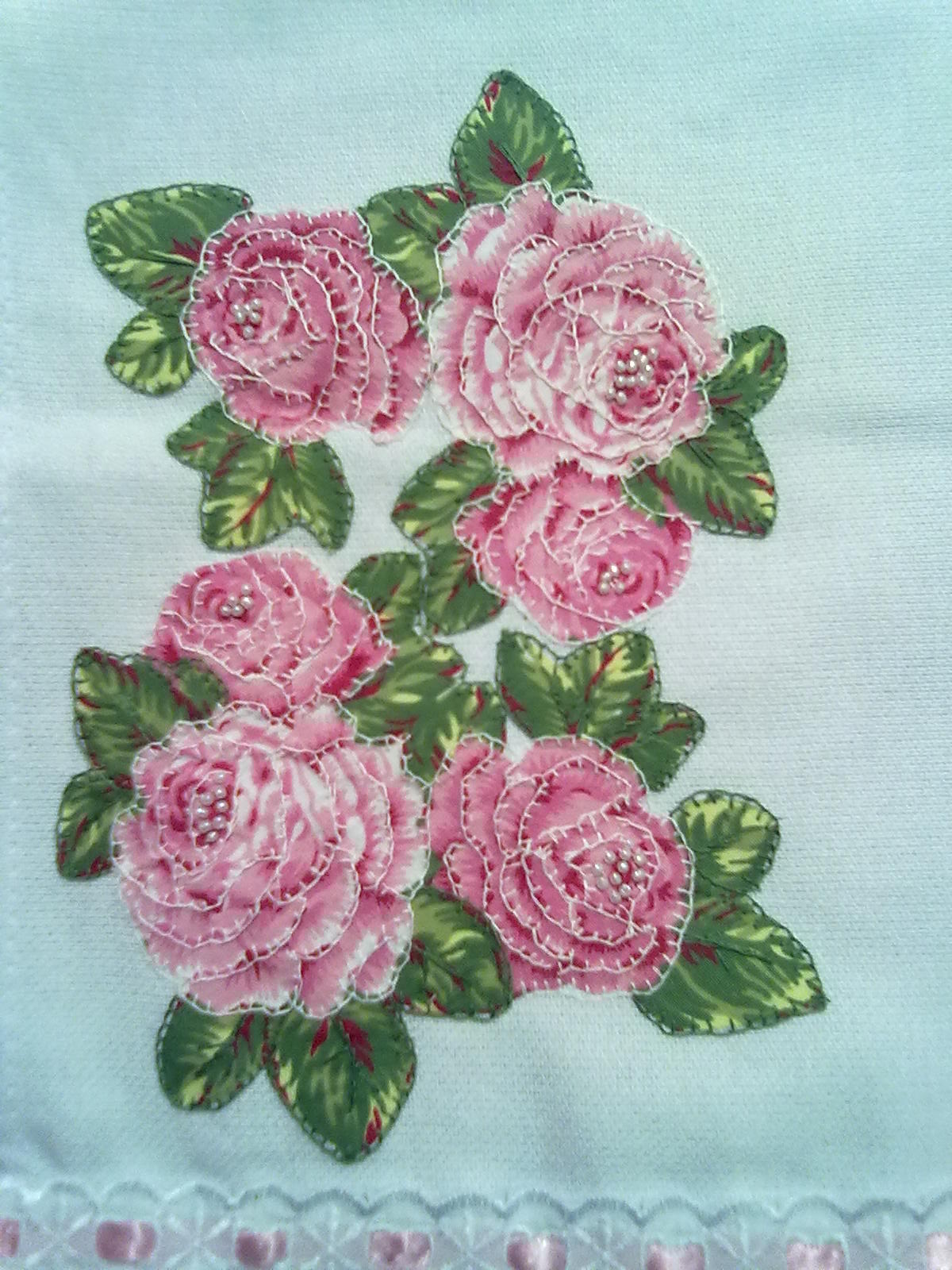 Casabella Artesanato: flores de patchwork em 3d