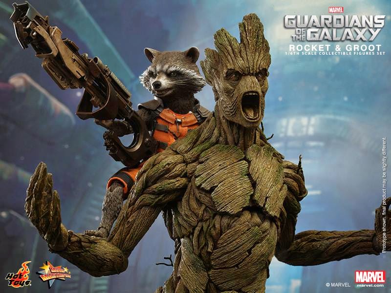 Guardians of the Galaxy: Rocket & Groot Collectibles in 1/6 from Hot Toys