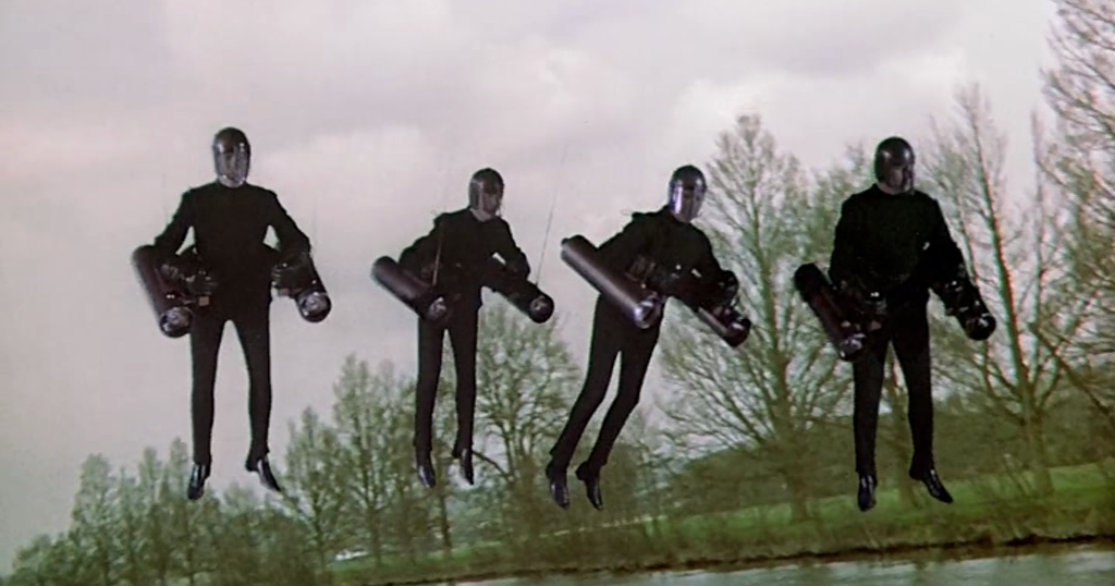 Realm Of Retro : FLYING POLICE: THE ALIENS HAVE LANDED