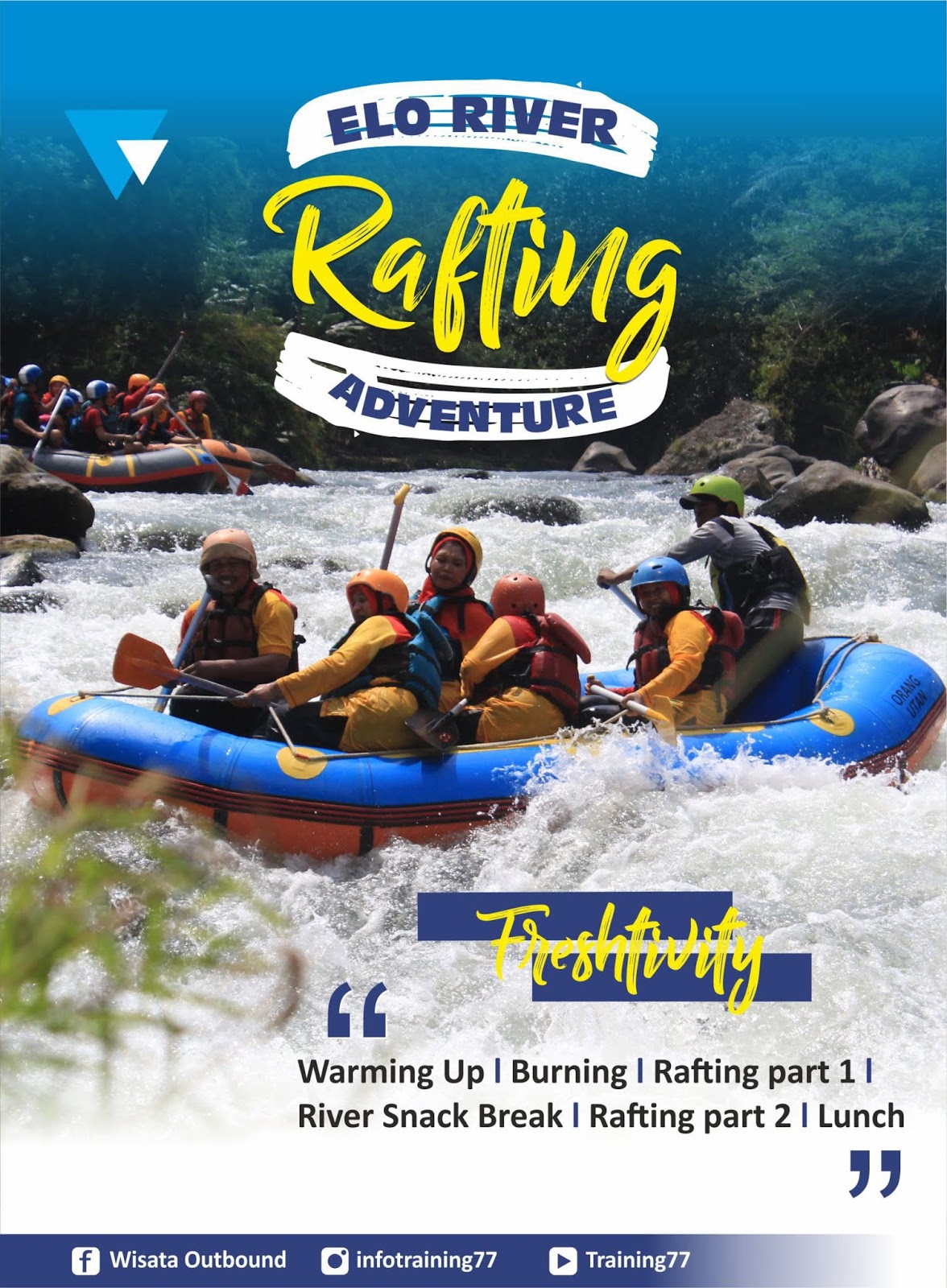 ELO RIVER | RAFTING | OUTBOUND KLATEN | OUTBOUND MURAH | TRAINING77 ...
