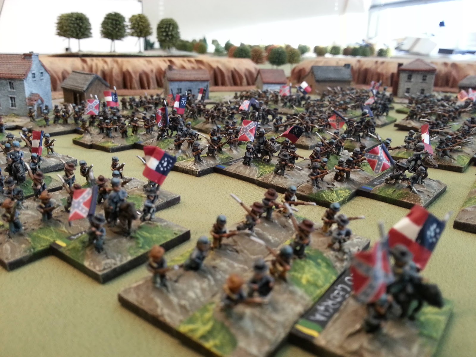 Yarkshire Gamer: 6mm Adler ACW - Confederate Infantry - From Box to Table