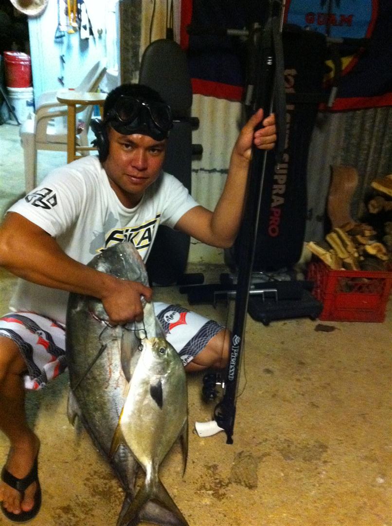 Fishing Guam: Spearfishing...Ipan-Talofofo, Guam