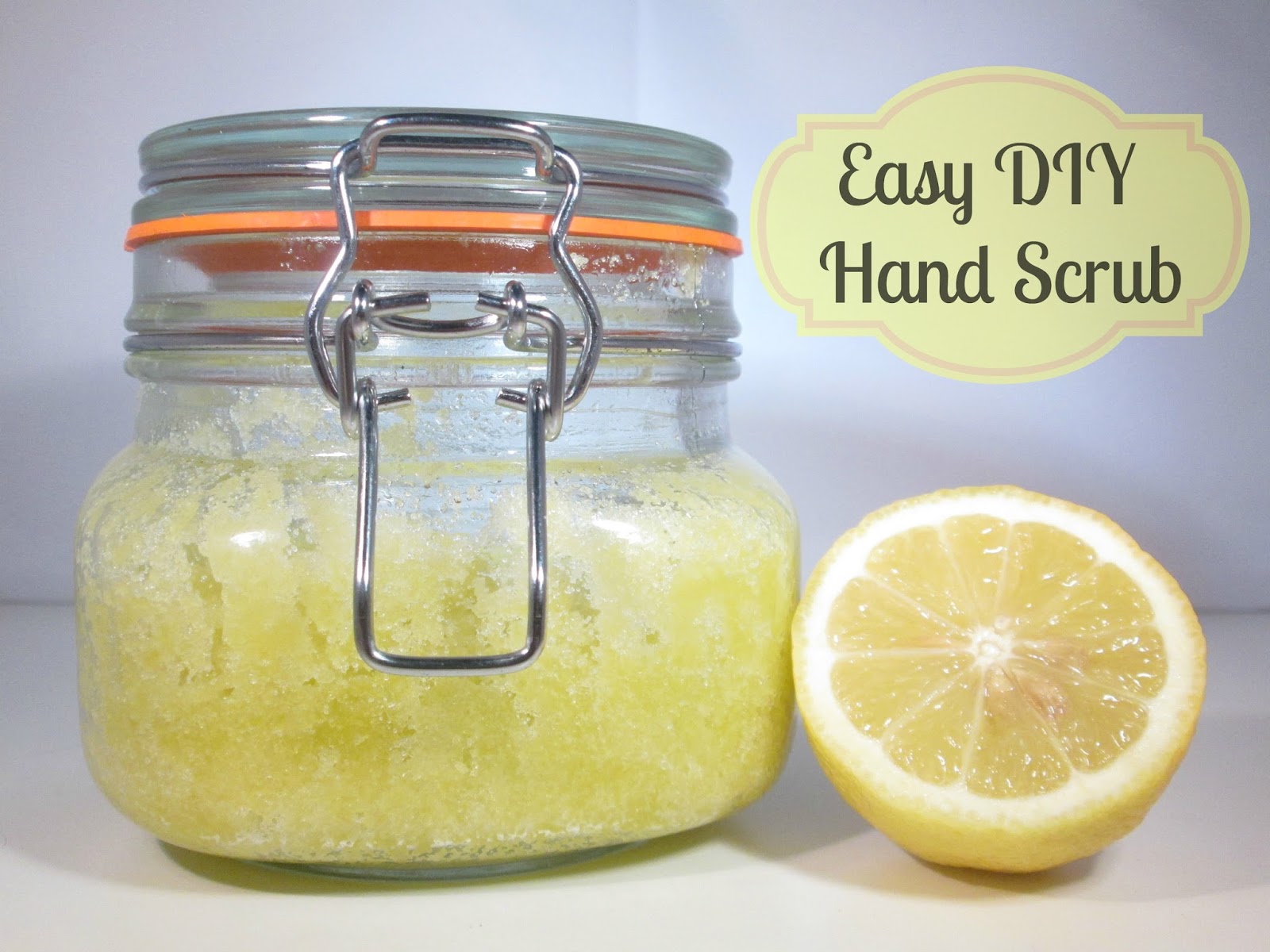 Easy DIY Hand Scrub