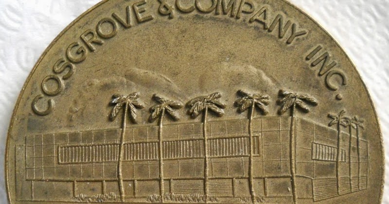 LauraGarnet: Cosgrove and Company Commemorative Coin February 1955 Los ...