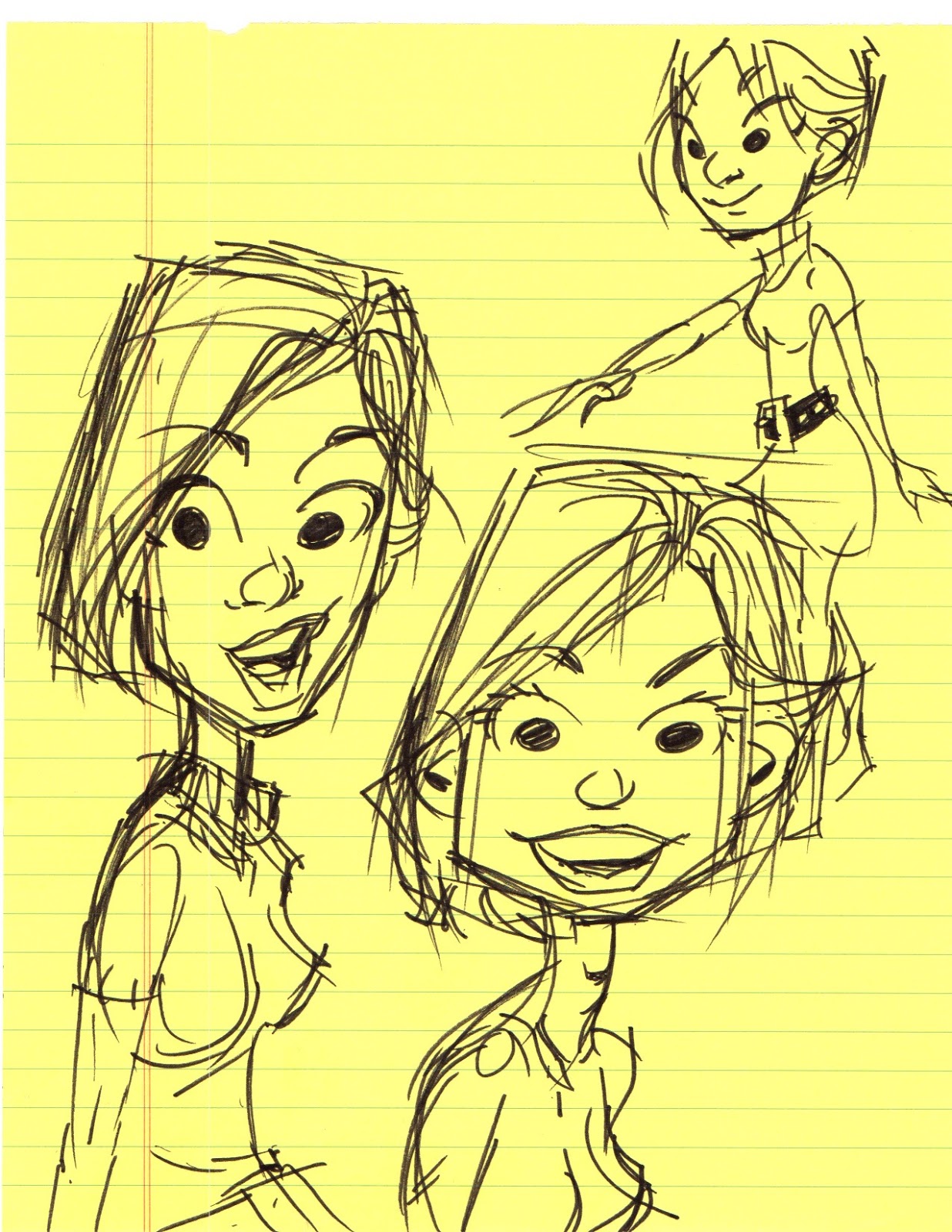 John K Stuff: Yellow Pad Doodles