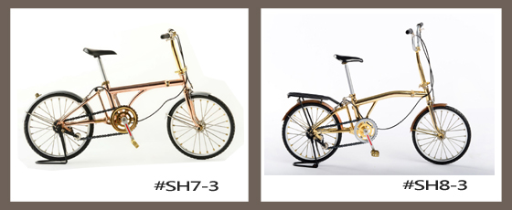 Morigen Company Ltd.: Handmade Mini Foldable Metal Bike Model