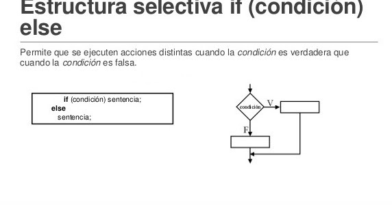 Estructuras de control selectivas