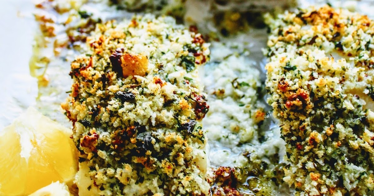 The Rosiest Cheeks: Lemon Crusted Cod