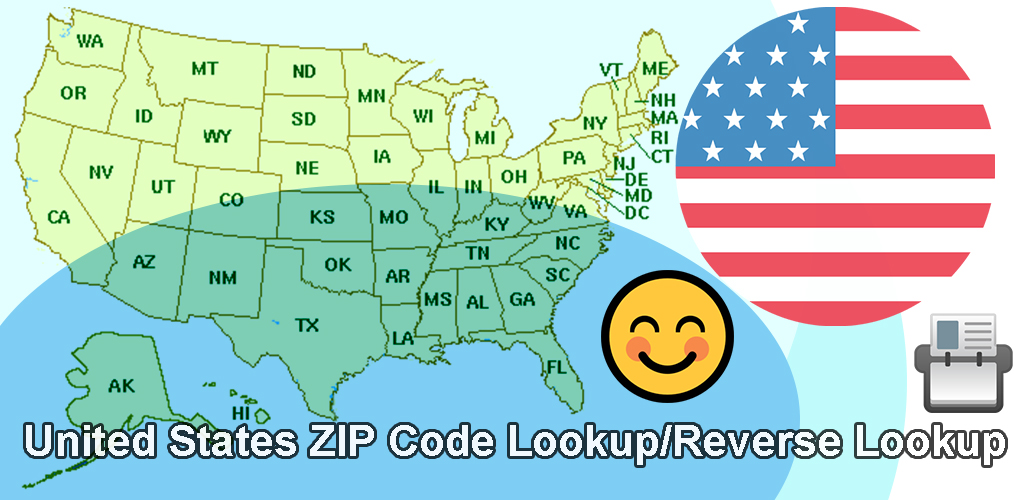 美國郵政ZIP Postal Code app