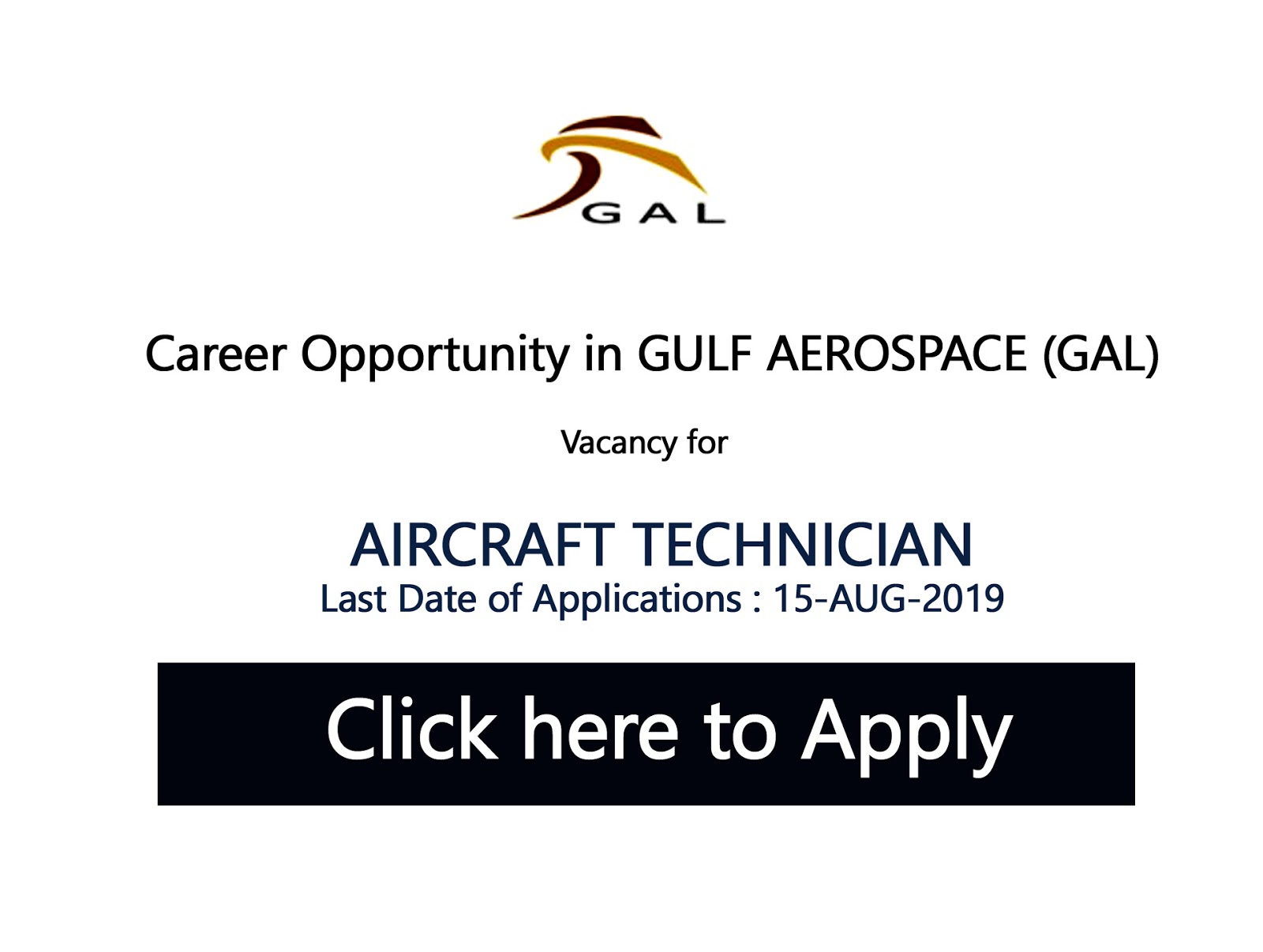 Aircraft Technician/Mechanic- GAL, Abu Dhabi