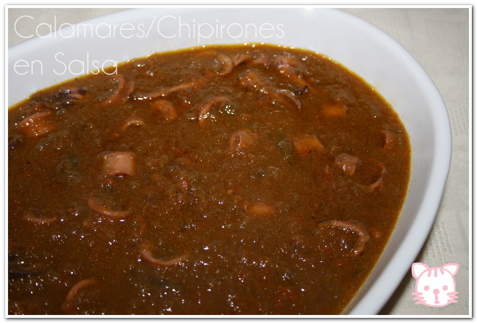 Chipirones en salsa | Ma Cuisine Particulier