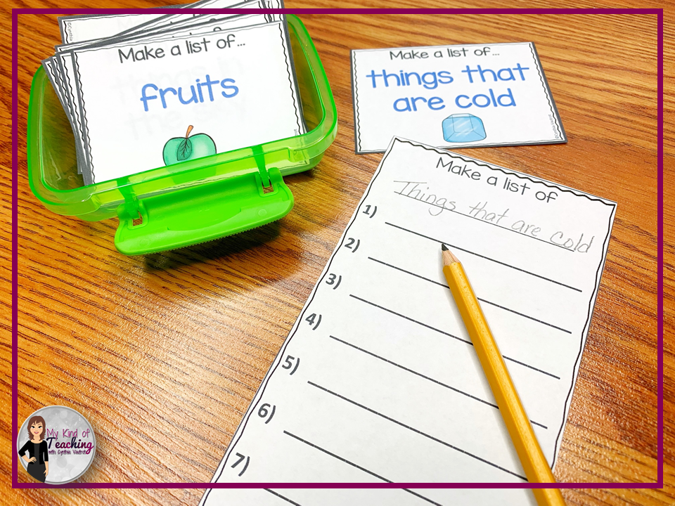 My Kind of Teaching: Morning Tubs for 2nd and 3rd Grades for September