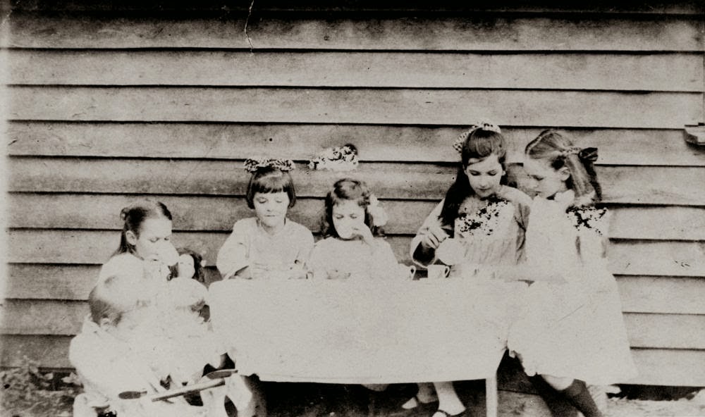 Vintage Photos of Children Enjoying Tea Parties ~ Vintage Everyday