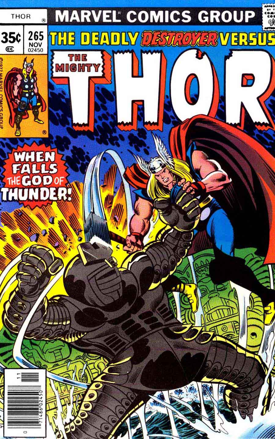 Thor #265 - Walt Simonson art & cover - Pencil Ink