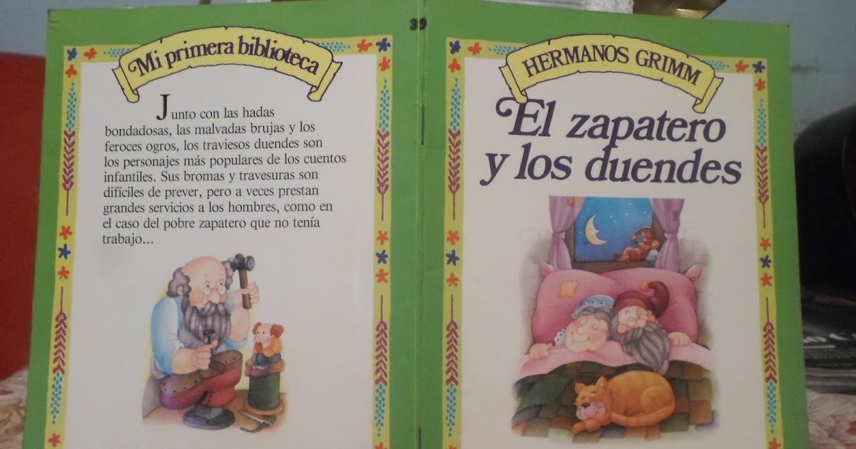 jrgl: El zapatero y los duendes, de los Hermanos Grimm, de “Mi primera ...