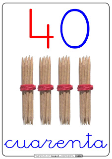 Primeiro Ciclo de primaria: NÚMEROS DEL 40 AL 49