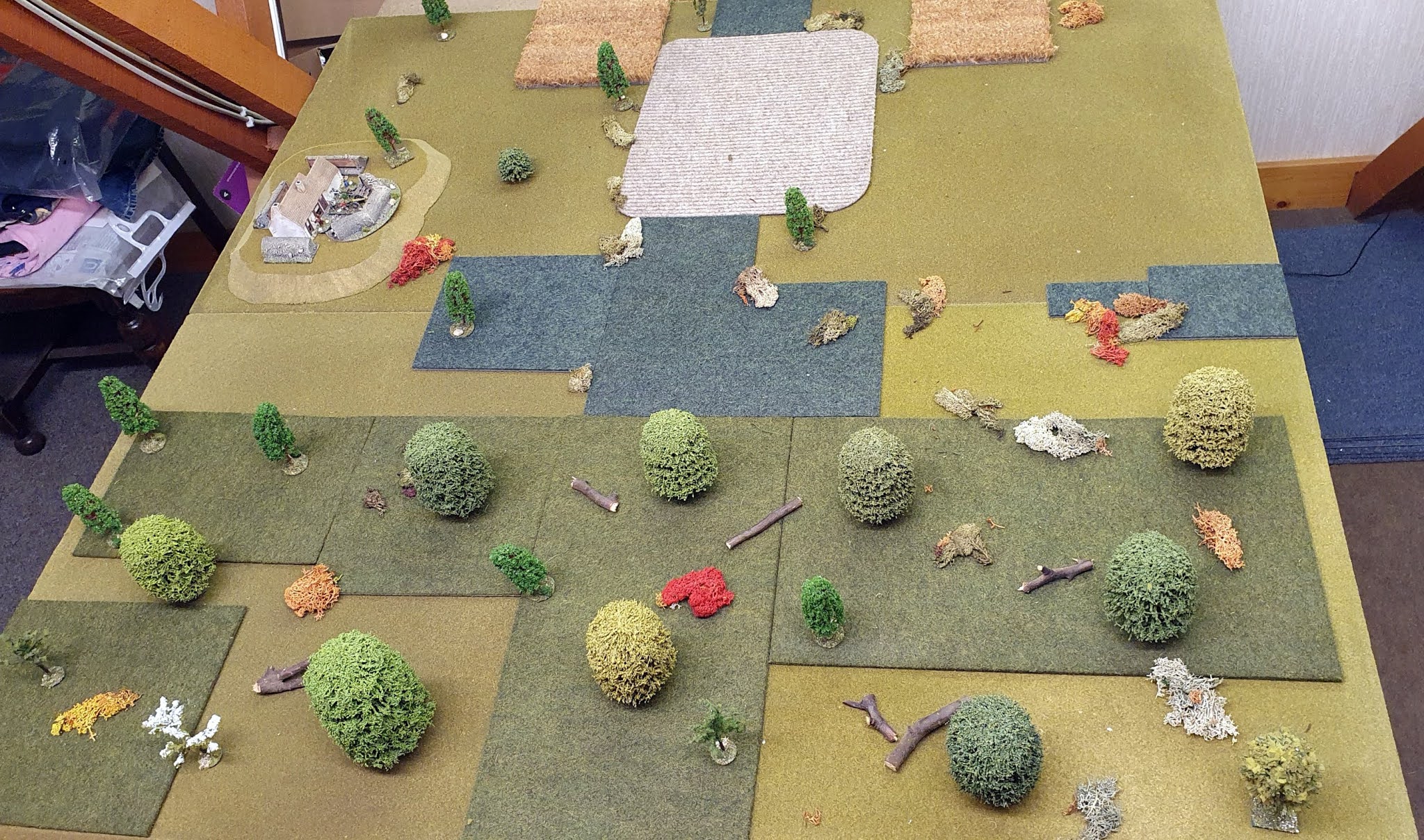 "One Hour Wargames" - Scenario 22 - "Ambush" - Set Up and Game