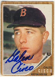 Droidtrader's Sports Memorabilia: Galen Cisco Return