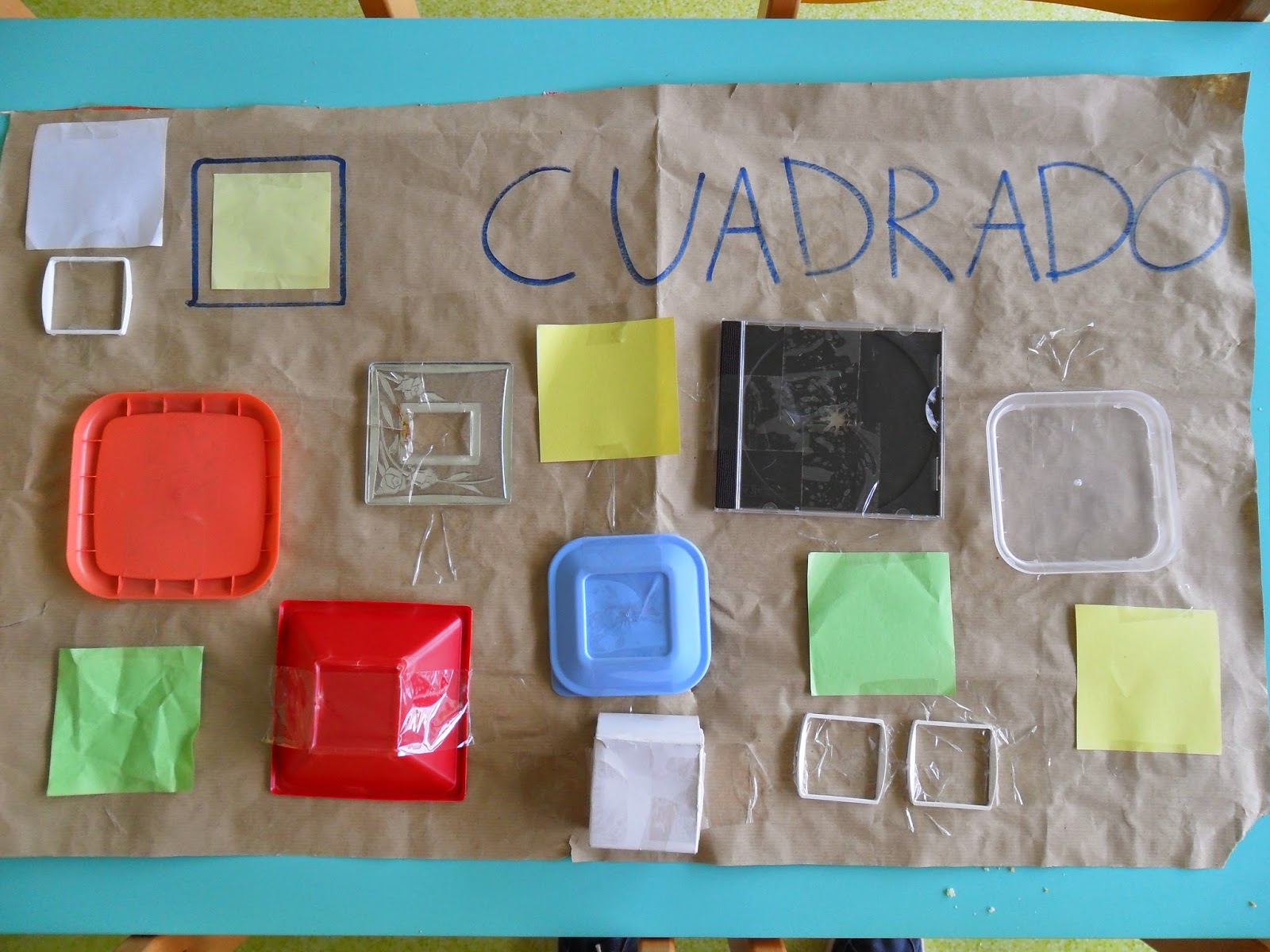Materiales para Educación Infantil: MURAL FIGURAS GEOMÉTRICAS