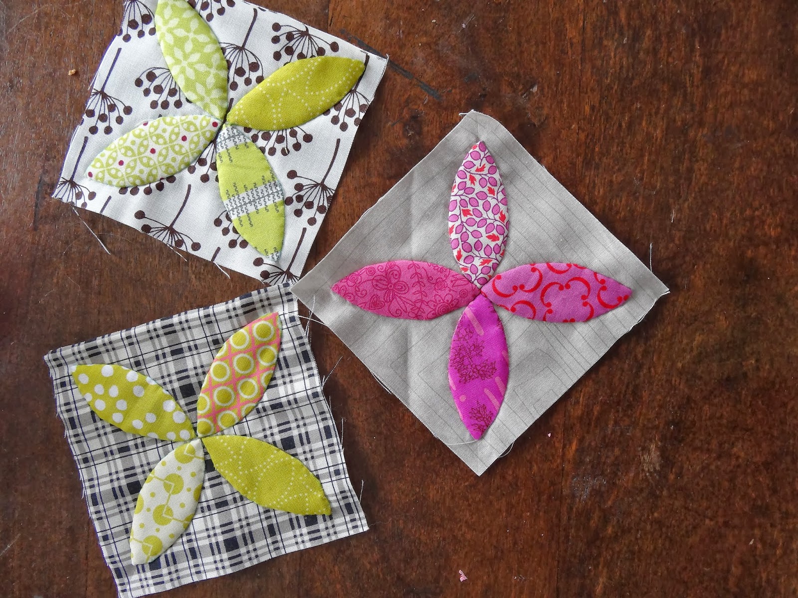 Elven Garden Quilts: Orange Peel Applique Blocks {Midnight at the Oasis ...