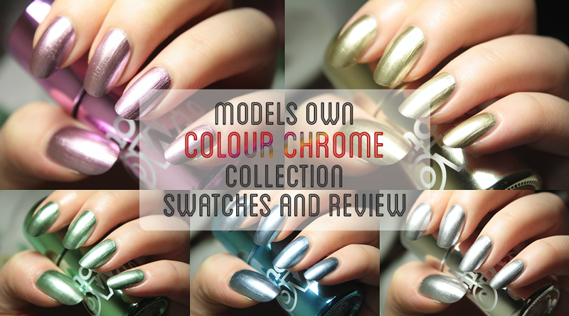 Models Own Colour Chrome Collection* Swatches and Review (Pink, Gold ...