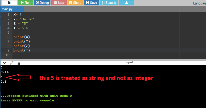 Variables In Python Data Types Rules For Declaring Variable Storing And Printing The Value