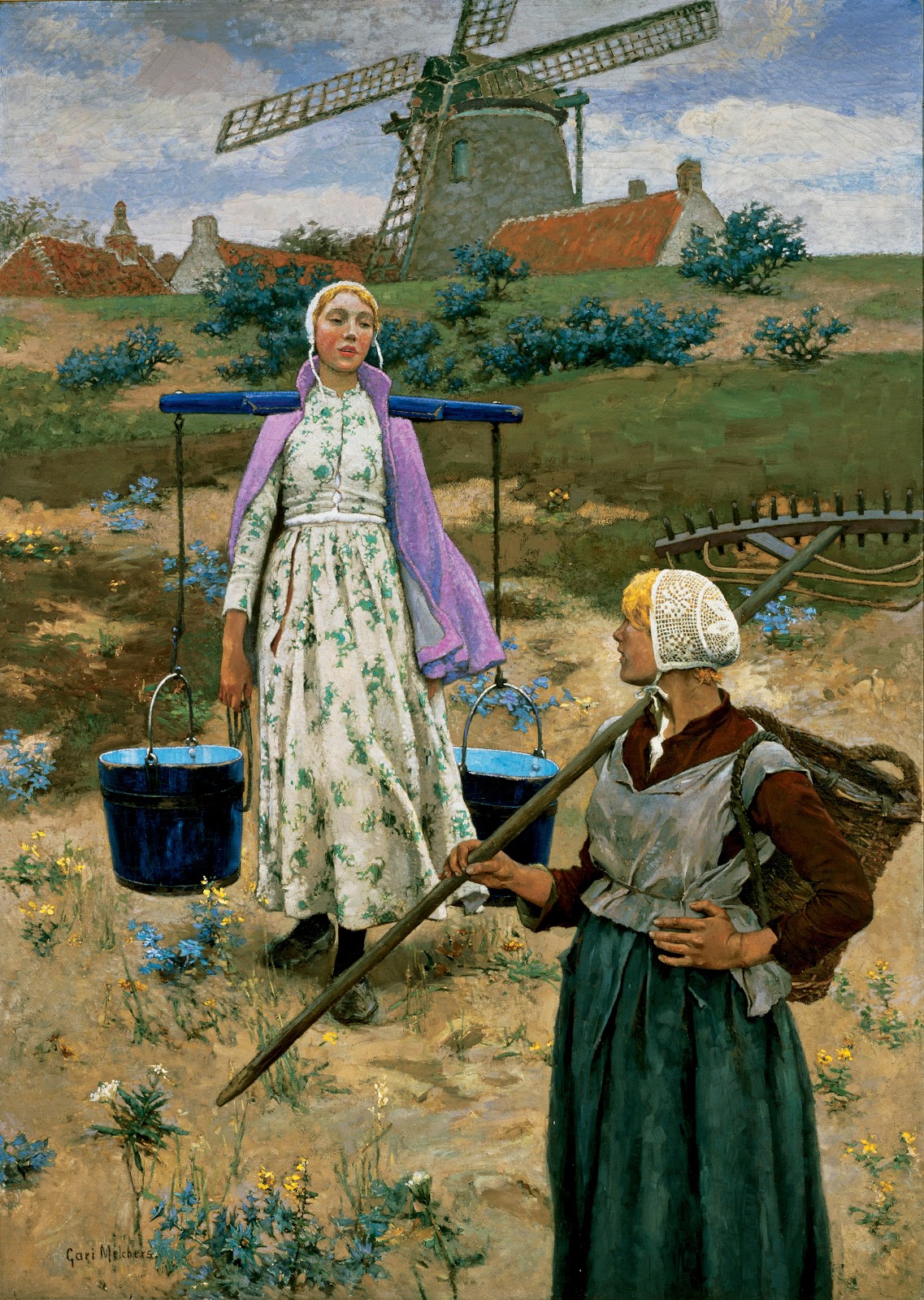 Gari Melchers (1860-1932) | Naturalist painter | Tutt'Art@ | Masterpieces