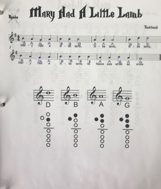Crestview Recorder Karate: Mary Had a Little Lamb