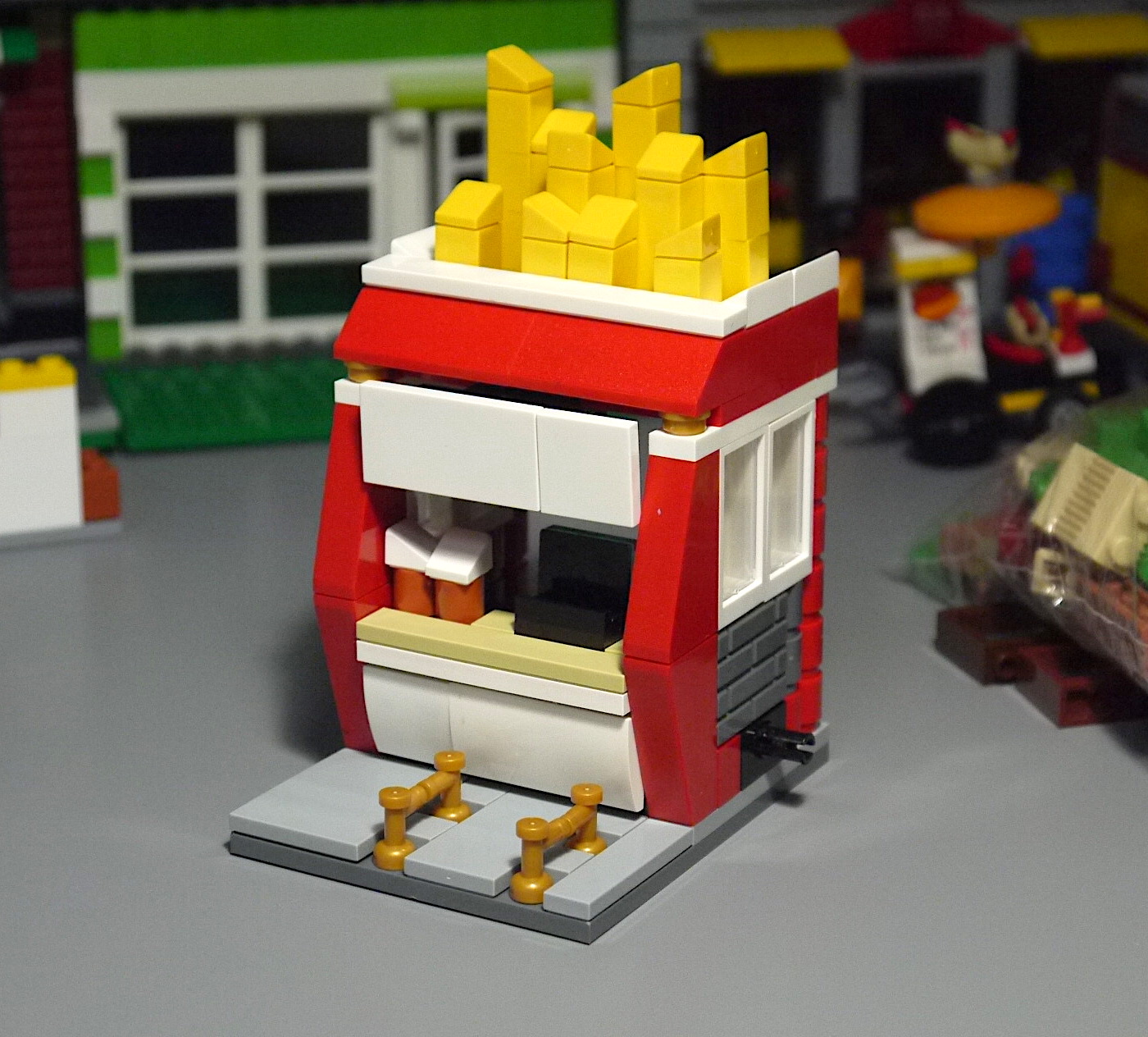 Bricks And Figures: Sembo 6064 Not Lego French Fries Concession Stand MOD