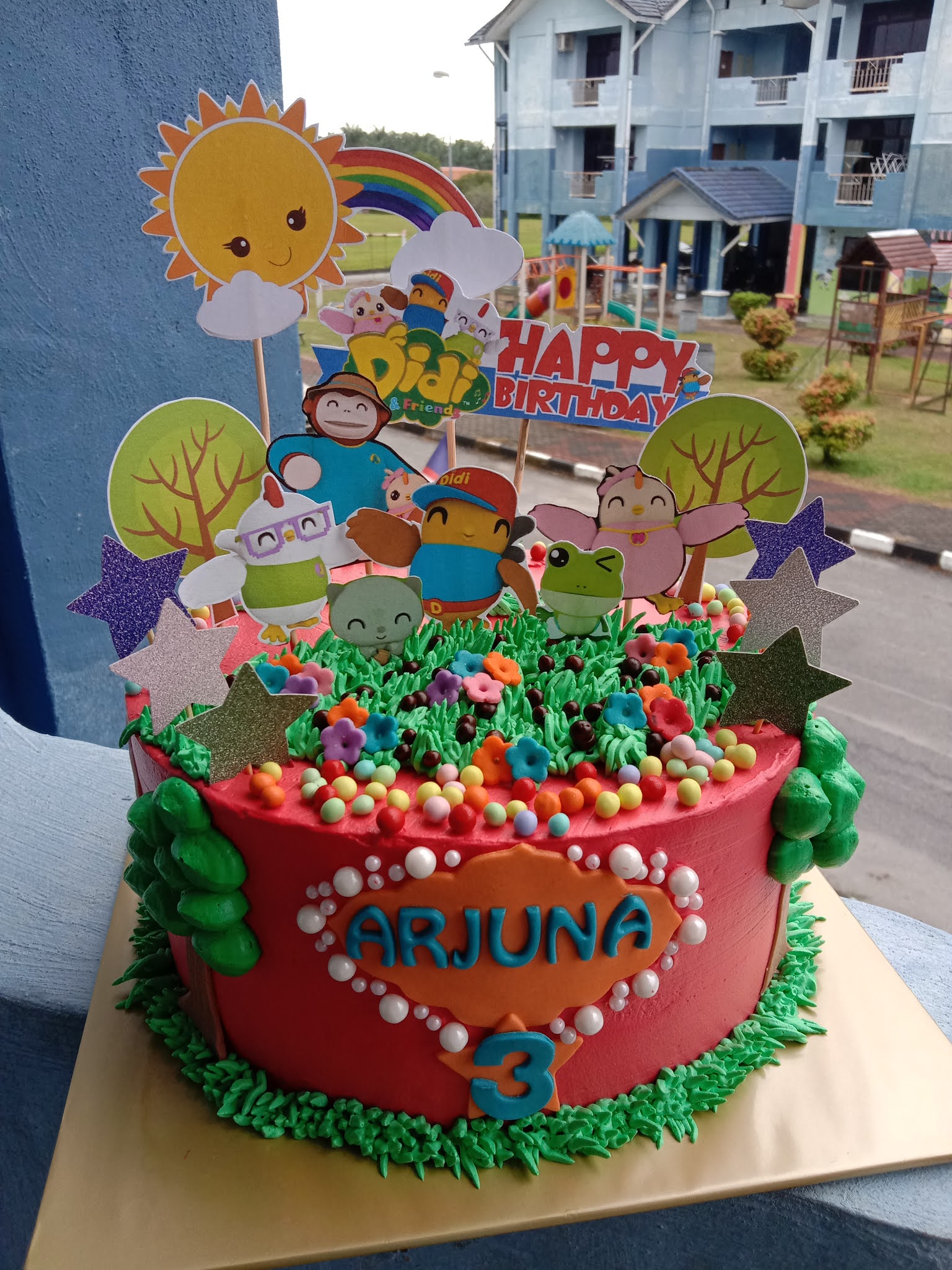 Amirah Cakes & Pastry : Contoh Koleksi kek Kanak² (Tema : Didi and Friends)