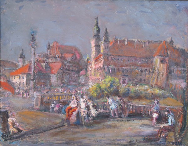 Jan Chrzan - artysta malarz: Opis malarstwa