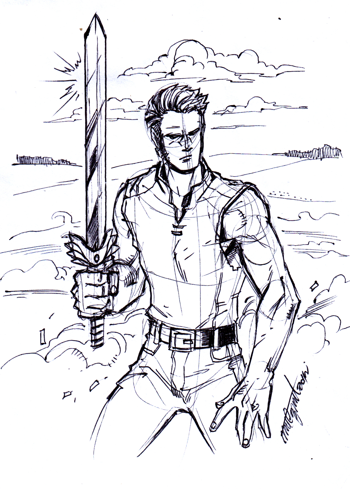 100 ARAW NG KOMIKS: Ang Panday Fanart(bolpen sketch)