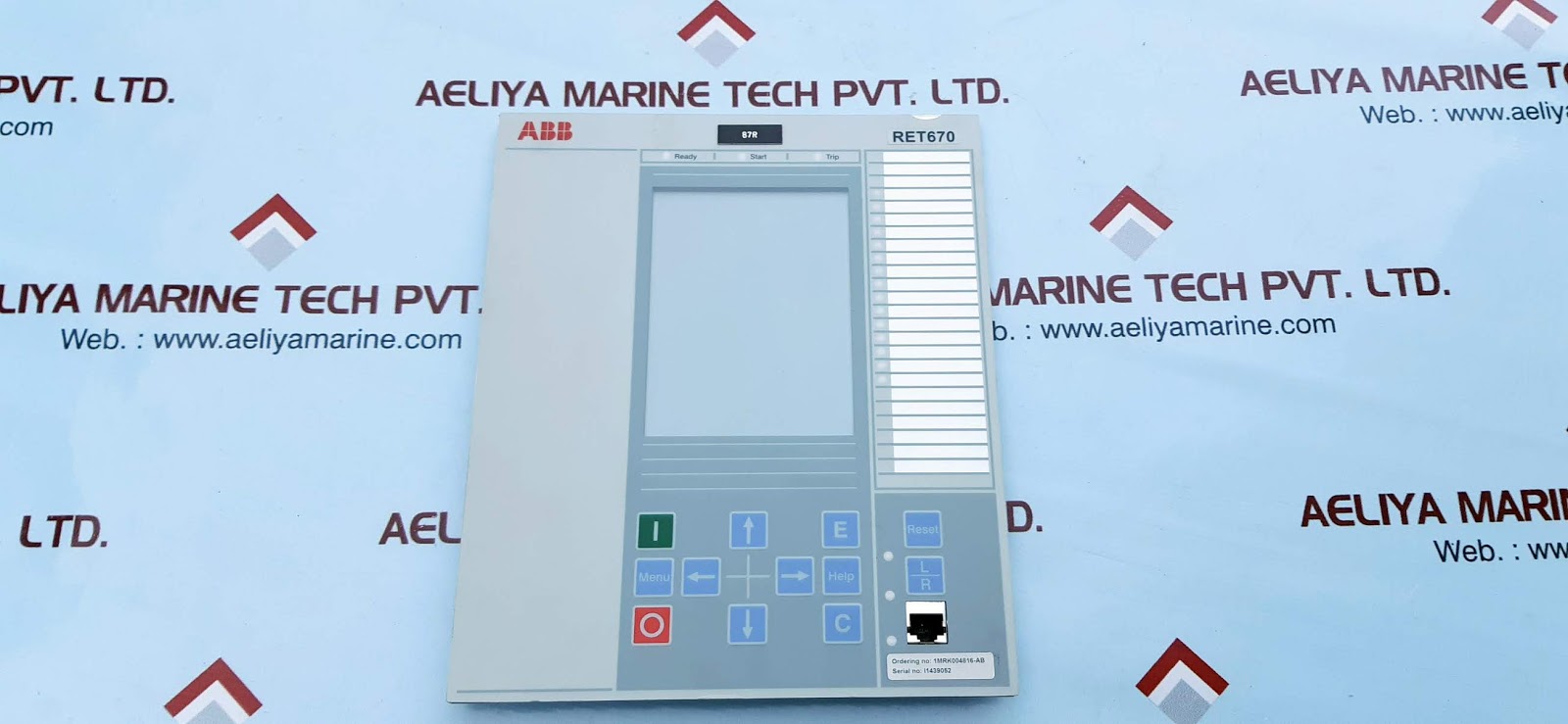 ABB RET670 TRANSFORMER PROTECTION IED - Aeliya Marine